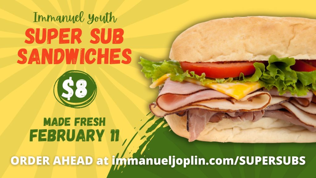 Super Subs Fundraiser – Immanuel Lutheran Church LCMS