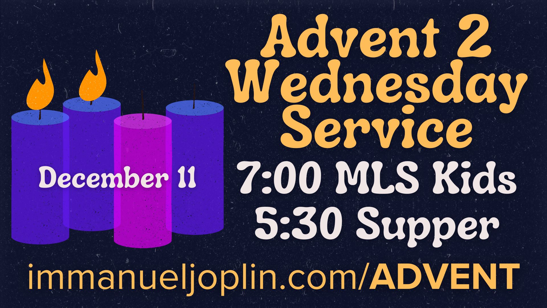 Advent Service – Immanuel Lutheran Church LCMS